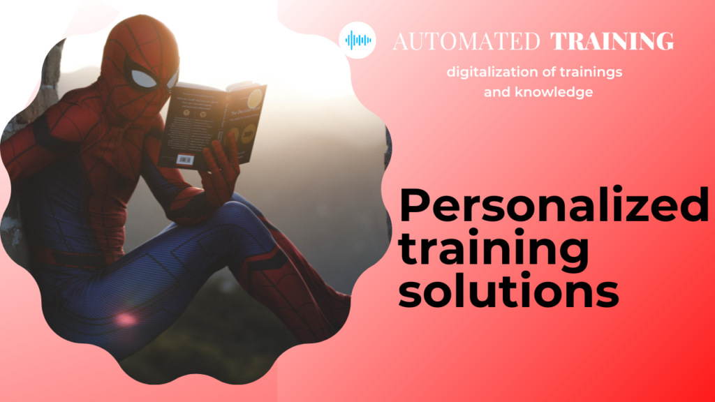 4. Customized video training solutions - Automated Training